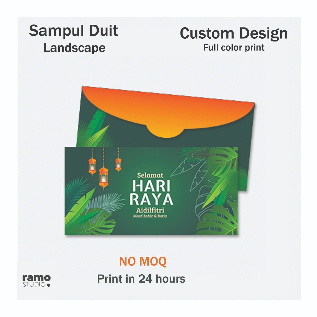 LANDSCAPE Money Packet Printing \ Sampul Raya \ Angpao Custom made ...