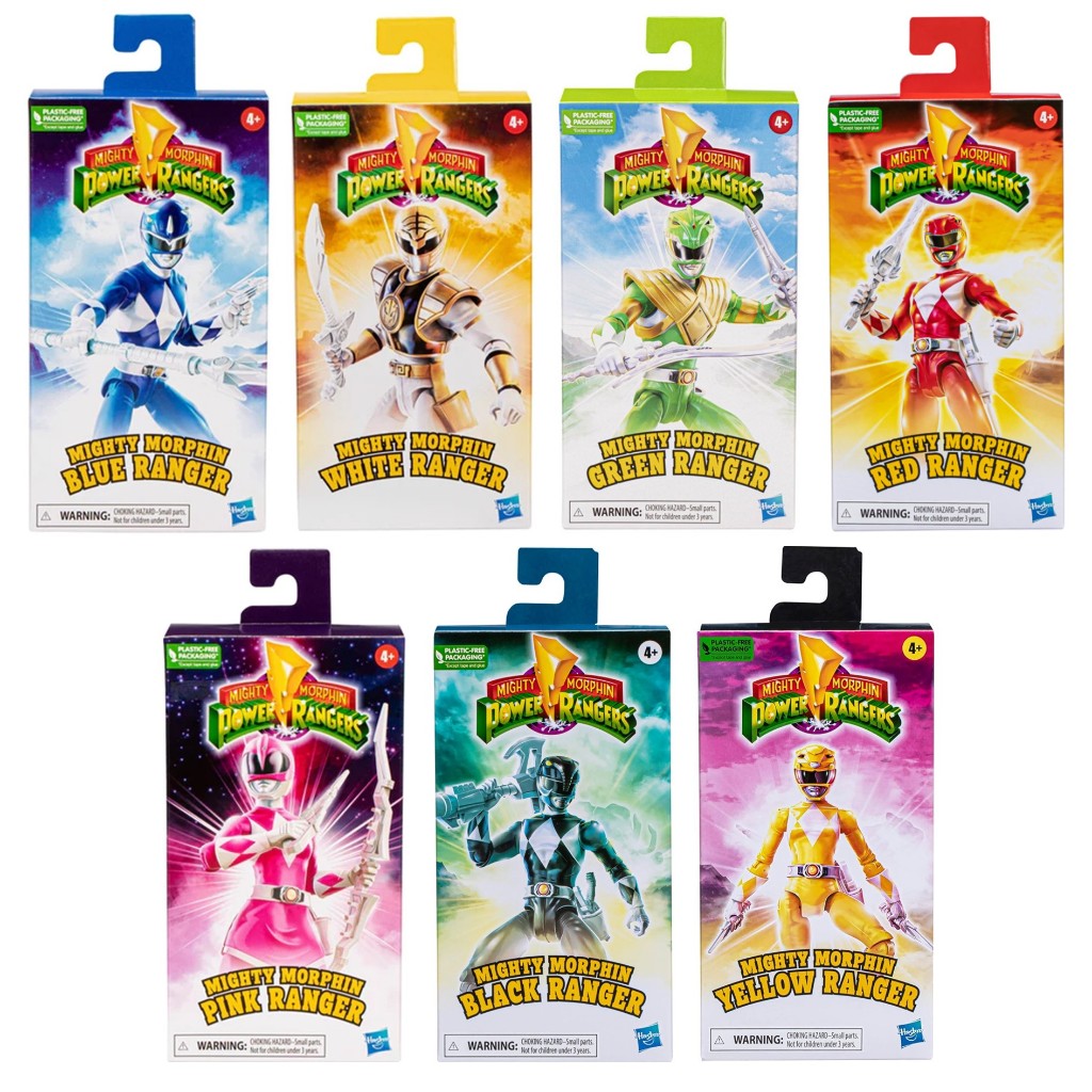 Power Rangers Mighty Morphin VHS 6 Inch Figures | Shopee Malaysia