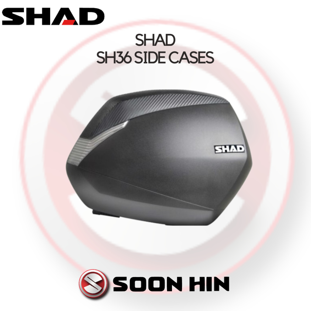 Side Box SHAD SH36 SIDE CASES CARBON WITH SMART LOCK [ READY STOCK ...