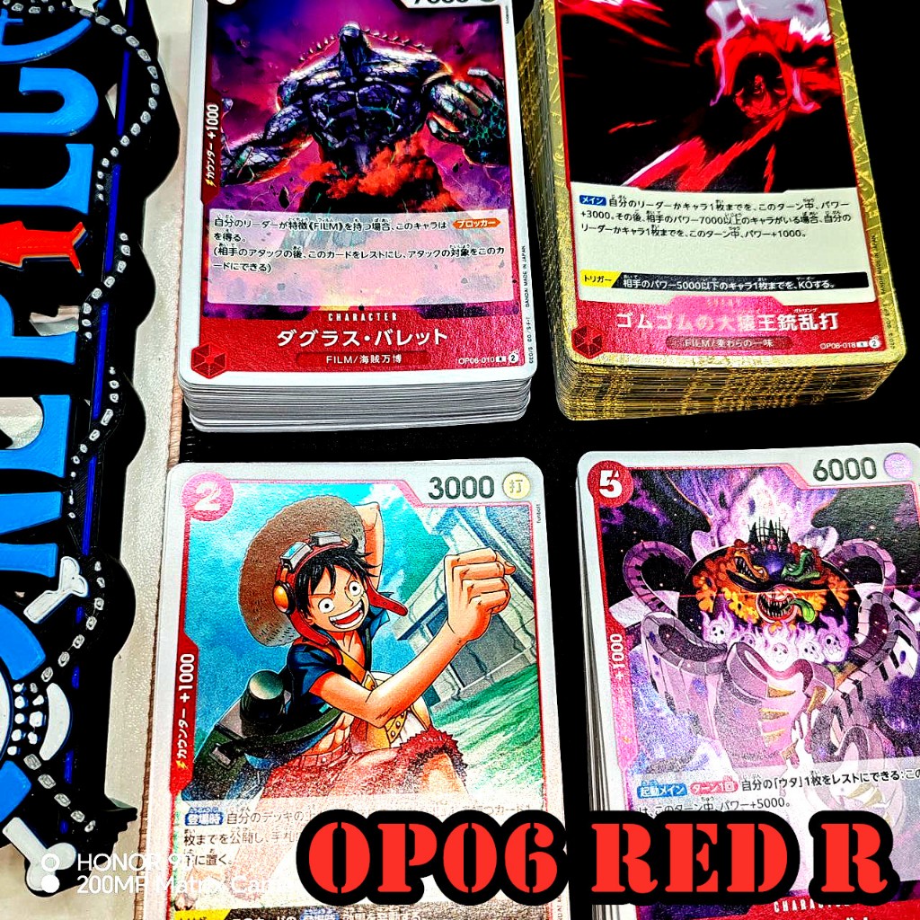 全哥海贼王 OP06 R RARE RED OP06 Monkey.D.Luffy One Piece Card Game OP6 OP 06 ...