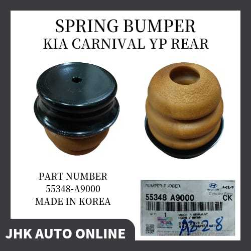 KIA CARNIVAL YP SPRING BUMPER REAR ORIGINAL KIA 55348-A9000 MADE IN ...