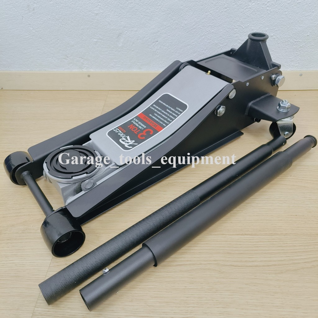 XR 3 Ton Ultra Low Profile Garage Jack With Dual Pump For Rapid Lifting ...