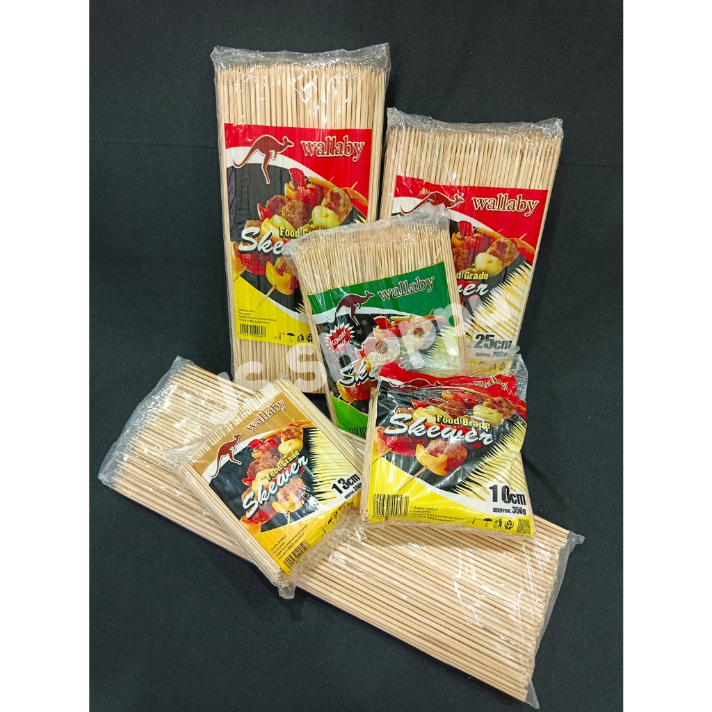 WALLABY / TUPAI - Lidi Satay / Skewer / Bamboo Stick 5", 6", 8", 10 ...