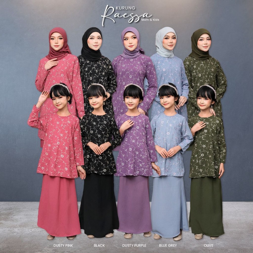 TM RAESSA KURUNG MODEN IRONLESS SEDONDON IBU DAN ANAK NURSING DAN WUDHU ...