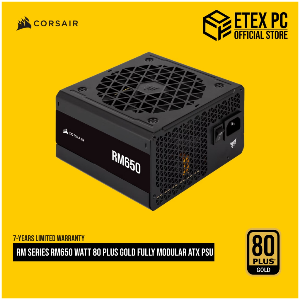 CORSAIR RM Series RM650 — 650 Watt 80 PLUS Gold Fully Modular ATX Power ...