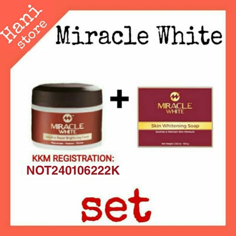 📌FREEPOS📌Mw Repair Cream + Whitening Soap set.(Kkm approved). | Shopee ...