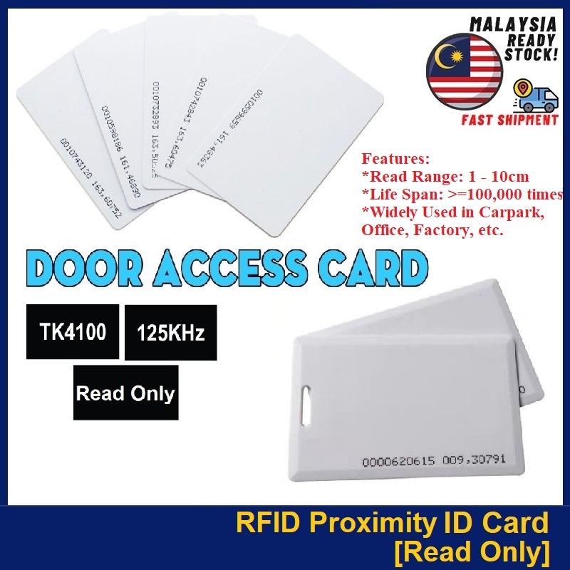 [Read Only] ID Card 125Khz RFID Proximity Card TK4100, EM4200, EM4100 ...