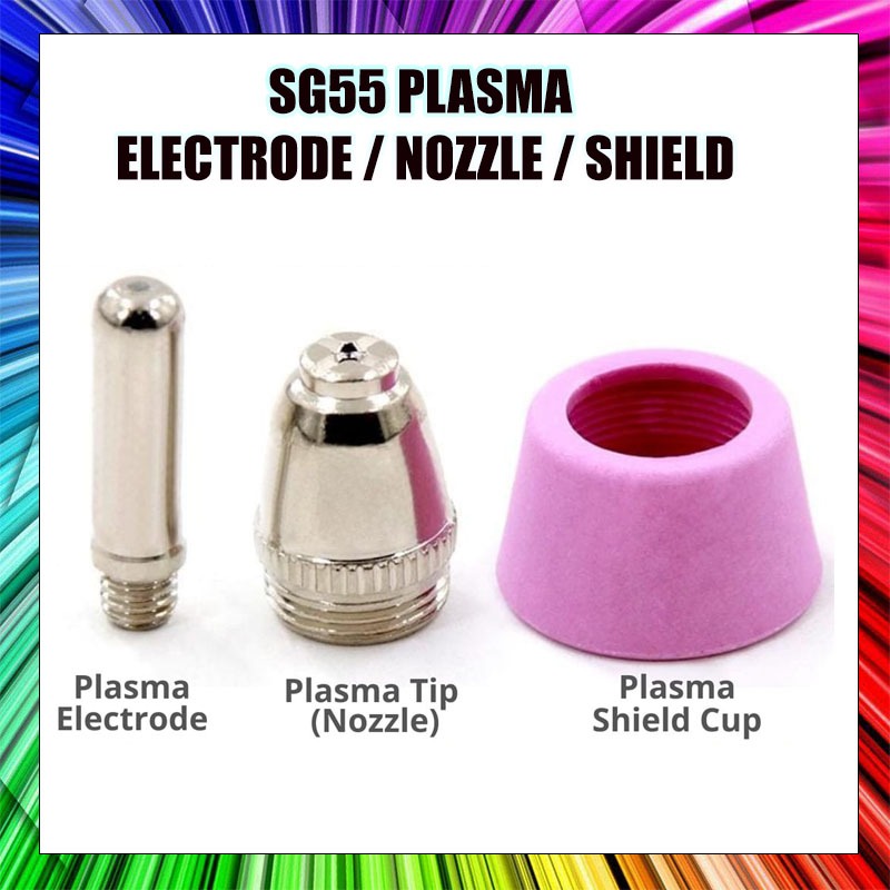 PLASMA SG55 ELECTRODE / NOZZLE / SHIELD (1PCS ONLY) | Shopee Malaysia