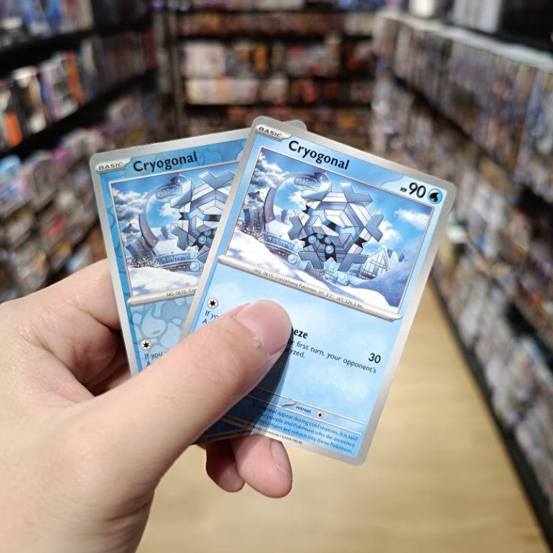 Pokemon TCG SV03 Obsidian Flames - 055/197 Cryogonal | Shopee Malaysia