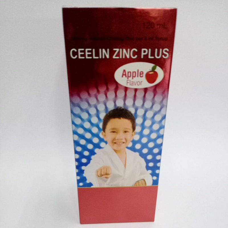 Ceelin Zinc Plus 100mg Vitamin C/10mg Zinc per 5ml syrup(Apple flavor ...