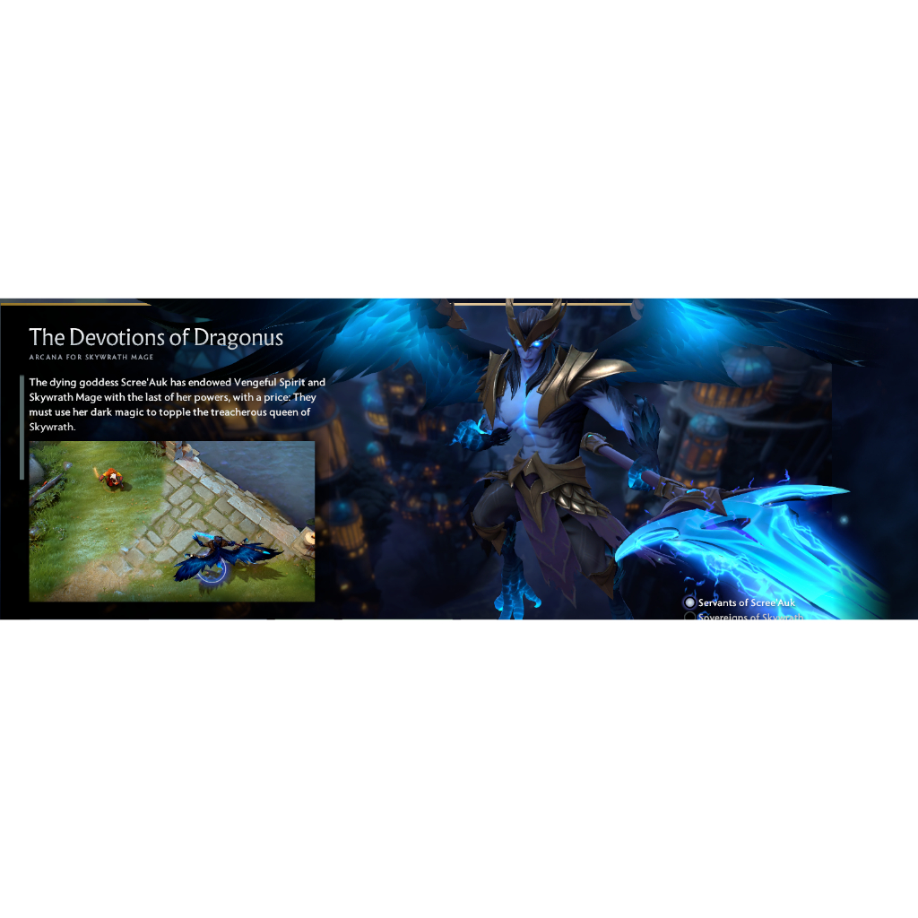 Dota 2 Crownfall Arcana Vengeful Spirit Skywrath Mage Venge Sky [Need ...