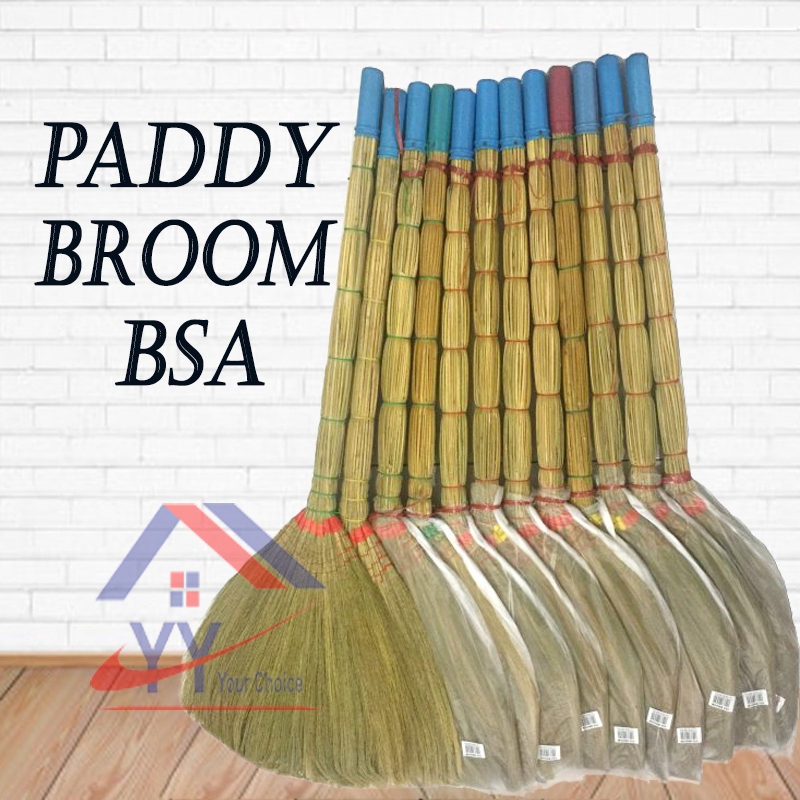 Paddy Broom BSA/ Penyapu Jerami /BSA Paddy Broom With Handle/ Floor ...