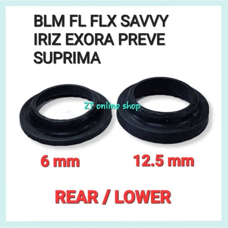 PROTON SAGA-BLM FL FLX SAVVY IRIZ EXORA PREVE / REAR COIL SPRING RUBBER ...