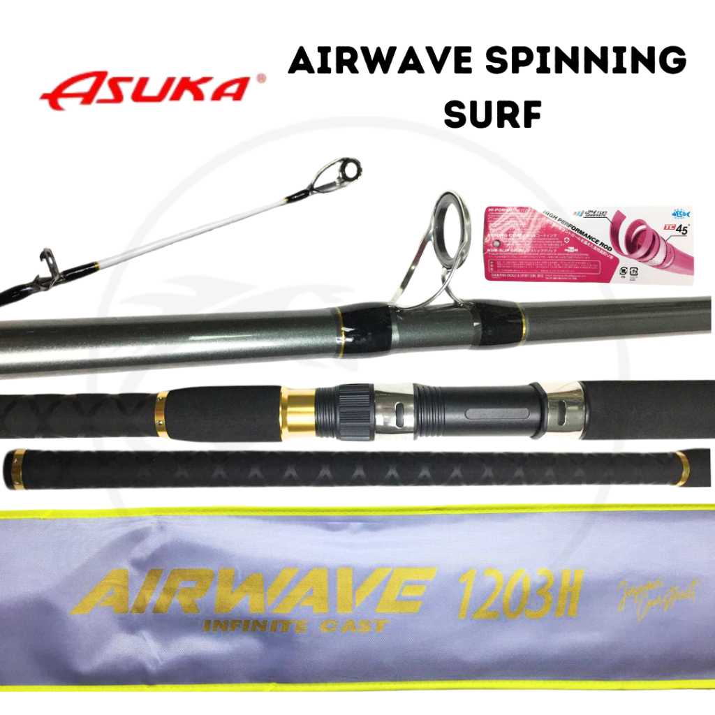 Asuka Airwave Spinning Surf Fishing Rod Including PVC Price Joran ...