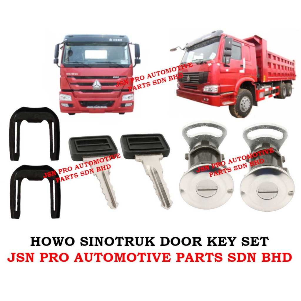 J01S30 HOWO SINOTRUK 370 371 DOOR KEY SET LORRY TRUCK LORI KUNCI PINTU ...