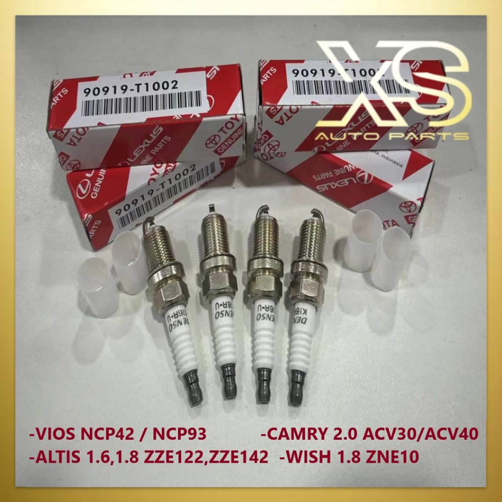 100% ORIGINAL SPARK PLUG TOYOTA VIOS ALTIS WISH CAMRY SPARK PLUG 90919 ...