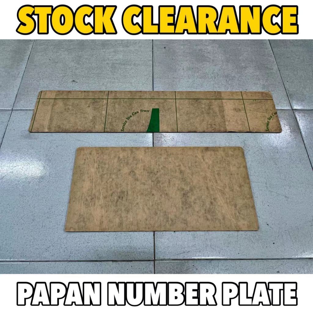 Standard Casing Size Papan Number Plate Kosong Nombor Plat Hitam Car ...