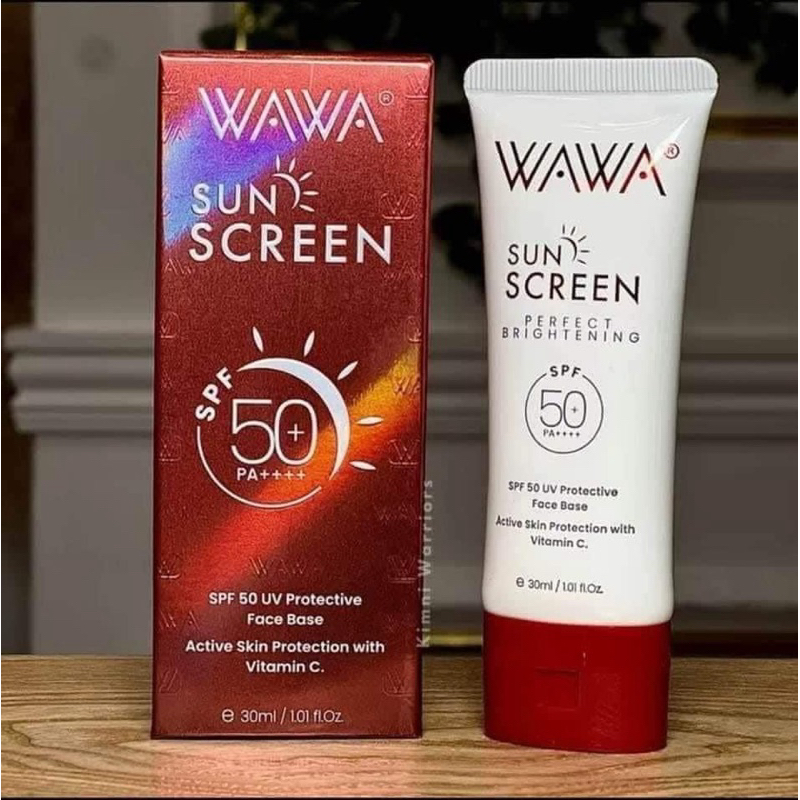 WAWA SUNSCREEN 30ml Spf50pa+++ [100% Original HQ] Readystock 🔥 | Shopee ...