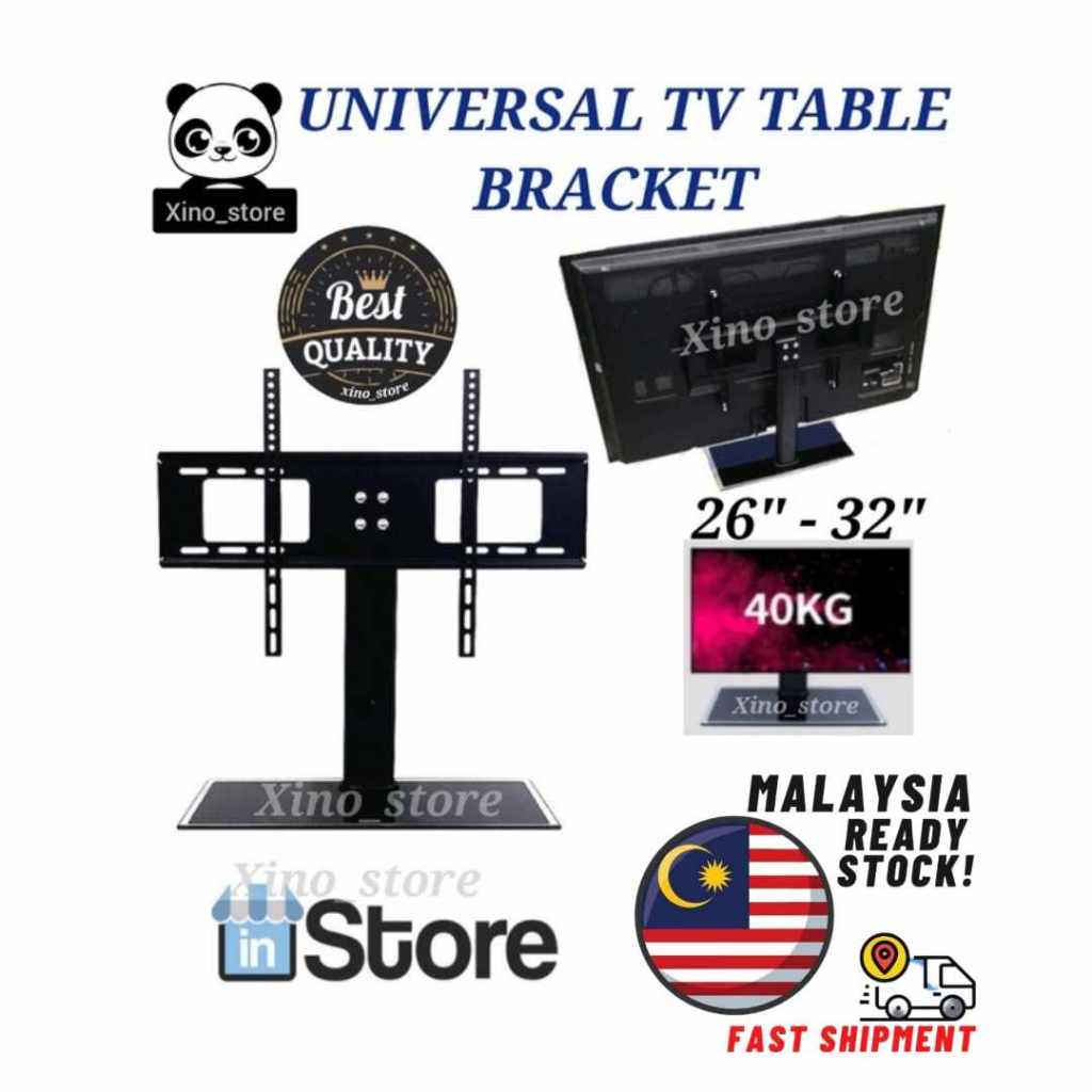 TV Table Stand Bracket 26"-32" Heavy Duty Universal LED LCD PLASMA 8MM ...