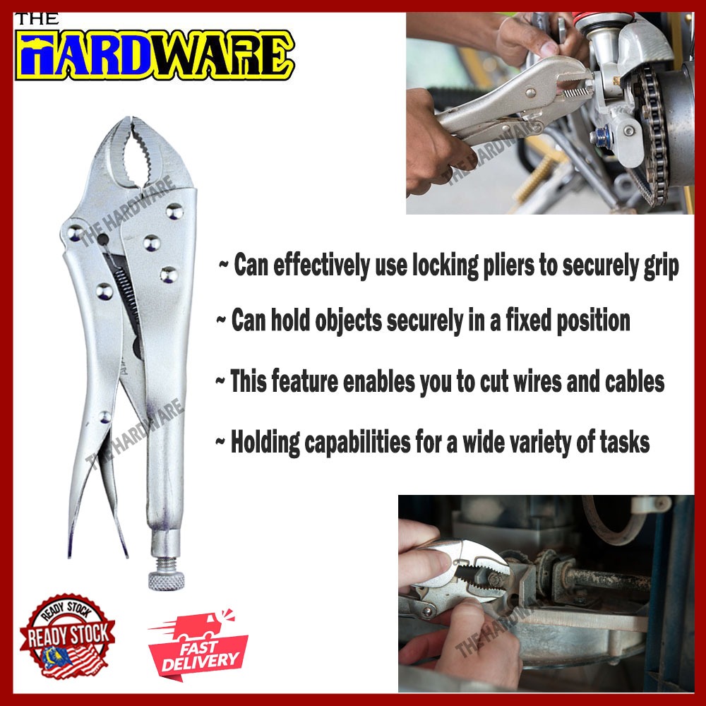 HEAVY DUTY 10'' Locking Pliers Torque Lock Adjustable Jaw Spanner ...