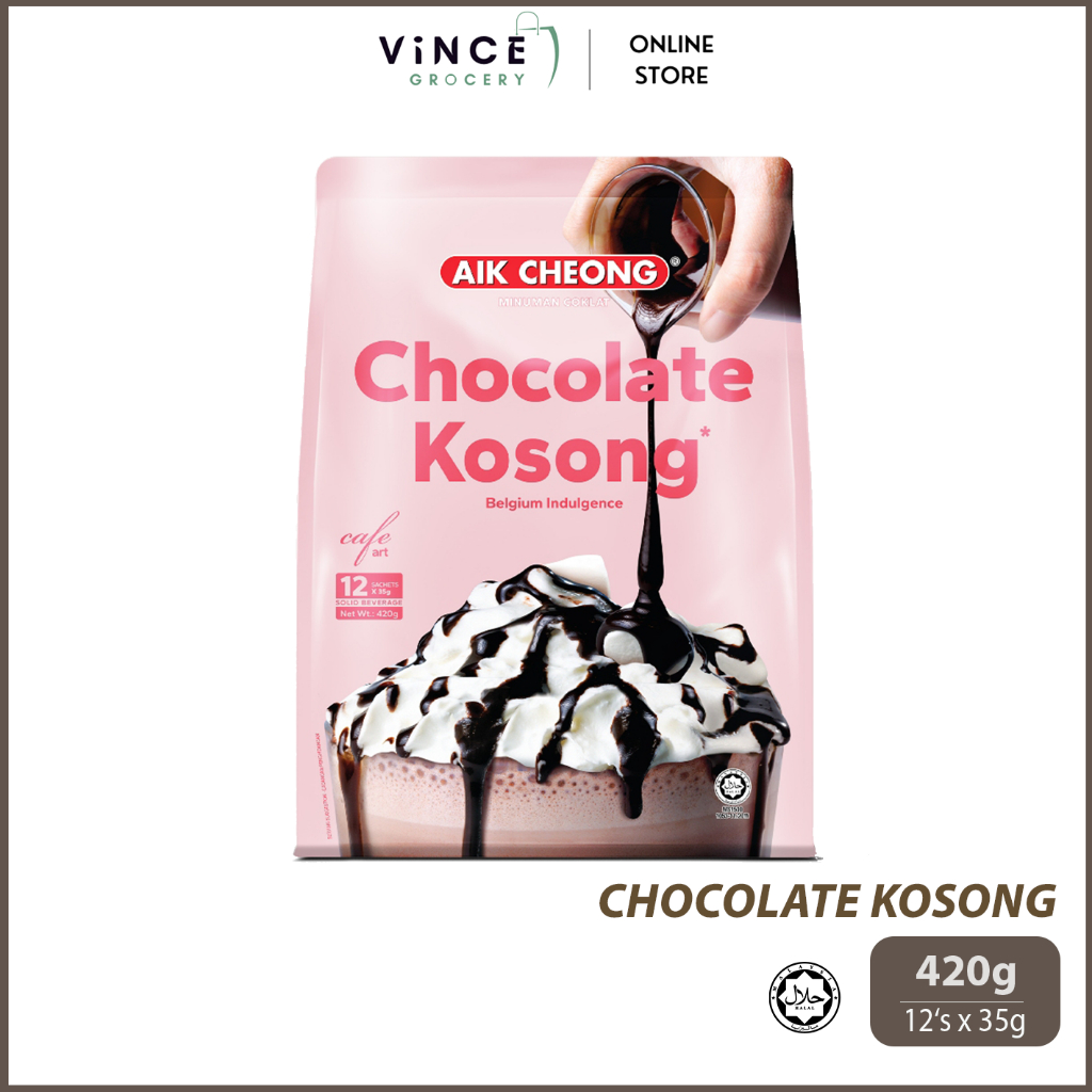 AIK CHEONG CAfe Art Chocolate Kosong | 420G [12's x 35G] | Shopee Malaysia