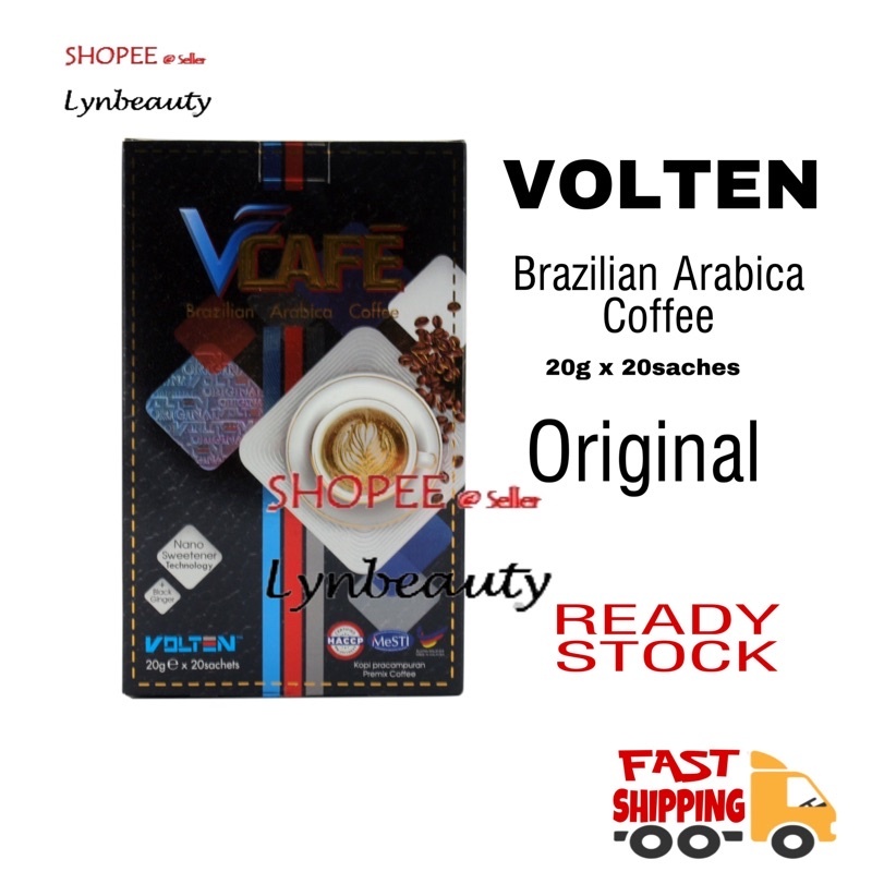 VOLTEN VCAFE BRAZILIAN ARABICA COFFEE / KOPI ARABICA COFFEE VCAFE ( 20 ...