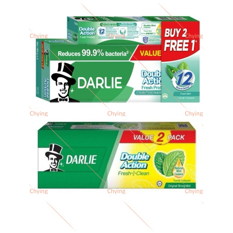 *2x225g* Darlie double action toothpaste foc 75g/180g x 2 Darlie Double ...