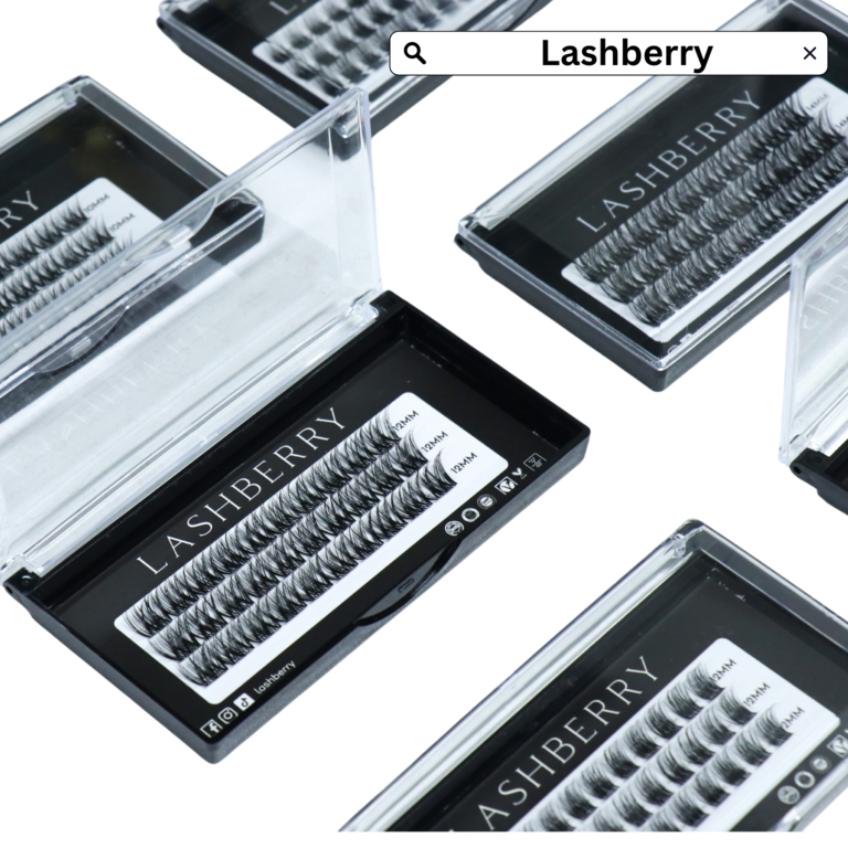 Lashberry Multiset Lashes (only lashes) premium handmade invisible lash ...