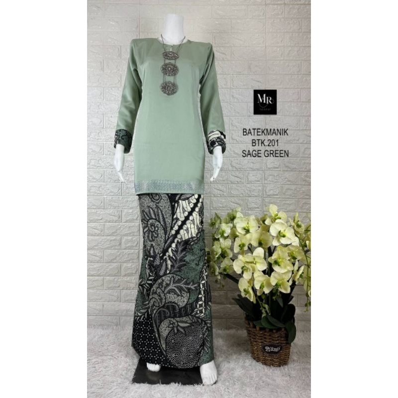 KURUNG MODEN SAGE GREEN | Shopee Malaysia
