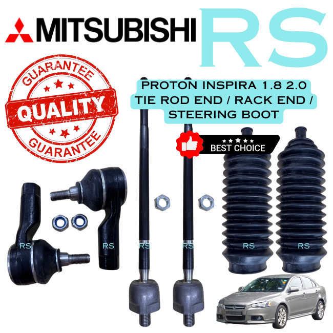Proton Inspira 1.8 2.0 Tie Rod End, Rack End, Steering Boot (1 Set ...