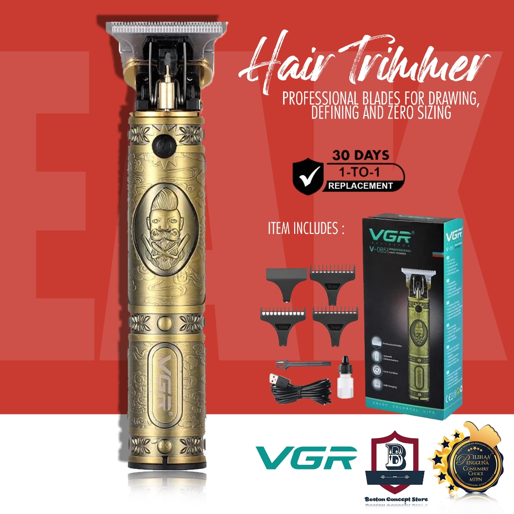 VGR V-085 Hair Trimmer Cutter Mesin Gunting Rambut Mesin Potong Rambut ...