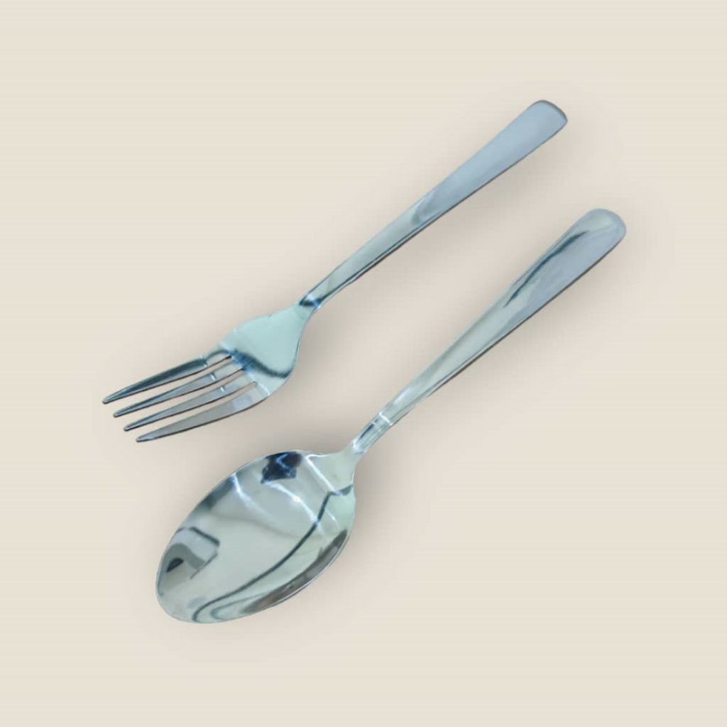Premium 838 Stainless Steel Table Spoon and Fork/ Ready Stock BRAND OWL ...