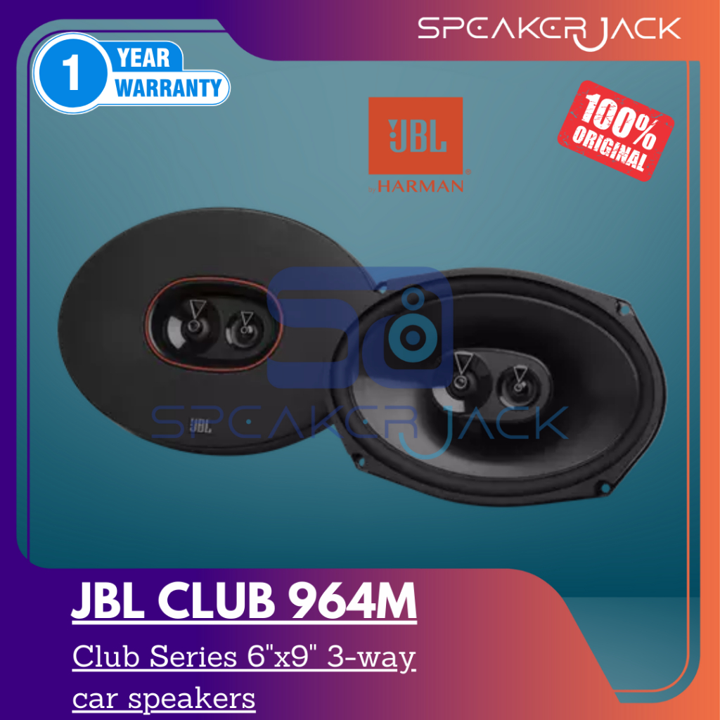 JBL Club 964M Club Series 6"x9" 3-way car speakers | Shopee Malaysia