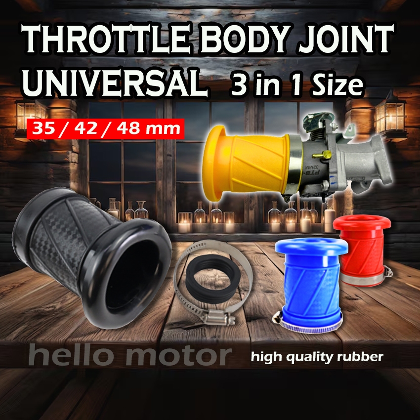 THROTTLE BODY JOINT AIR HOSE Air Hose Velocity Universal Trumpet ...