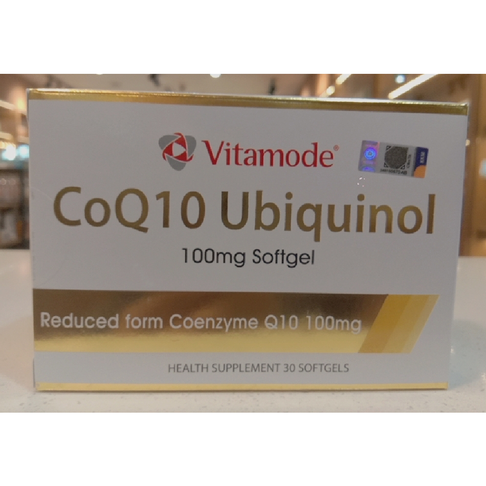 VITAMODE Co Q10 UBIQUINOL 100MG 30'S SOFTGEL EXP 04/2026 | Shopee Malaysia