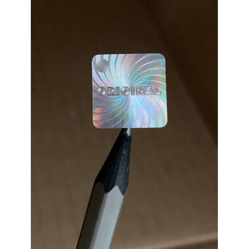 Embossed Hologram Sticker Void if Removed 15*15mm/100pcs per Sheet ...