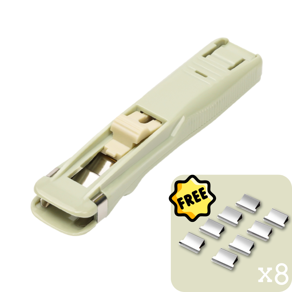 Deli Nail Free Stapler Pusher Clip Dispenser Fastener / Binder Clip ...