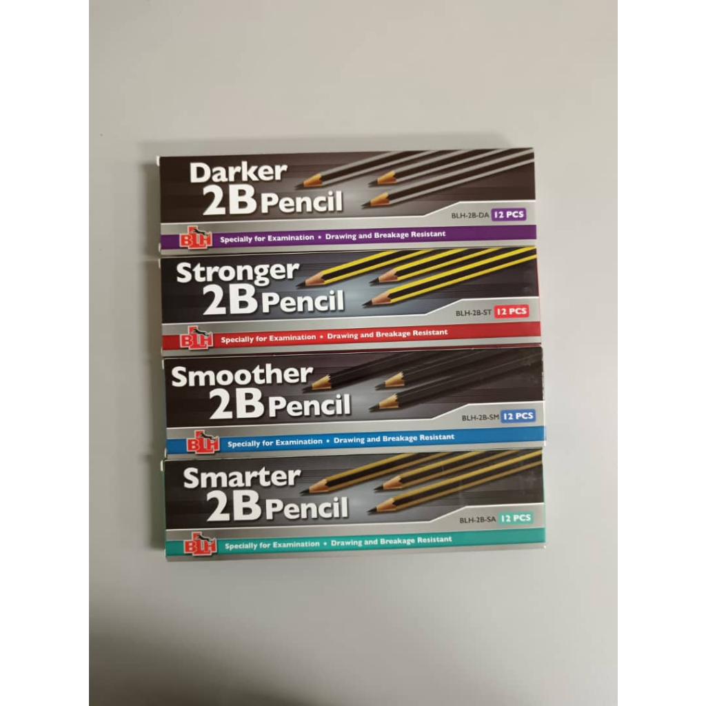 BLH STATIONERY 2B PENCIL 12's /box | Shopee Malaysia