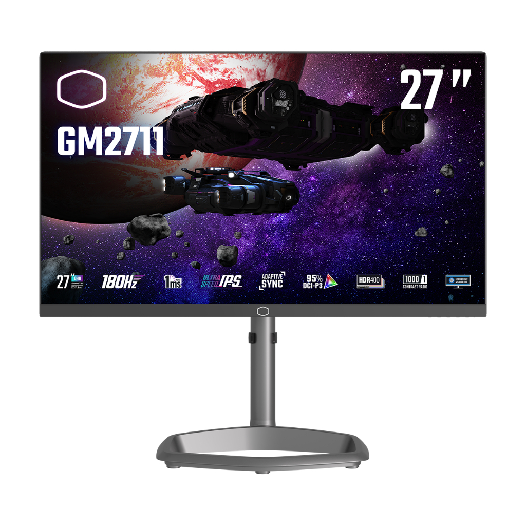 # Cooler Master GM2711 - 27”, WQHD, 180Hz, 1ms, Ultra-Speed IPS, HDR400 ...