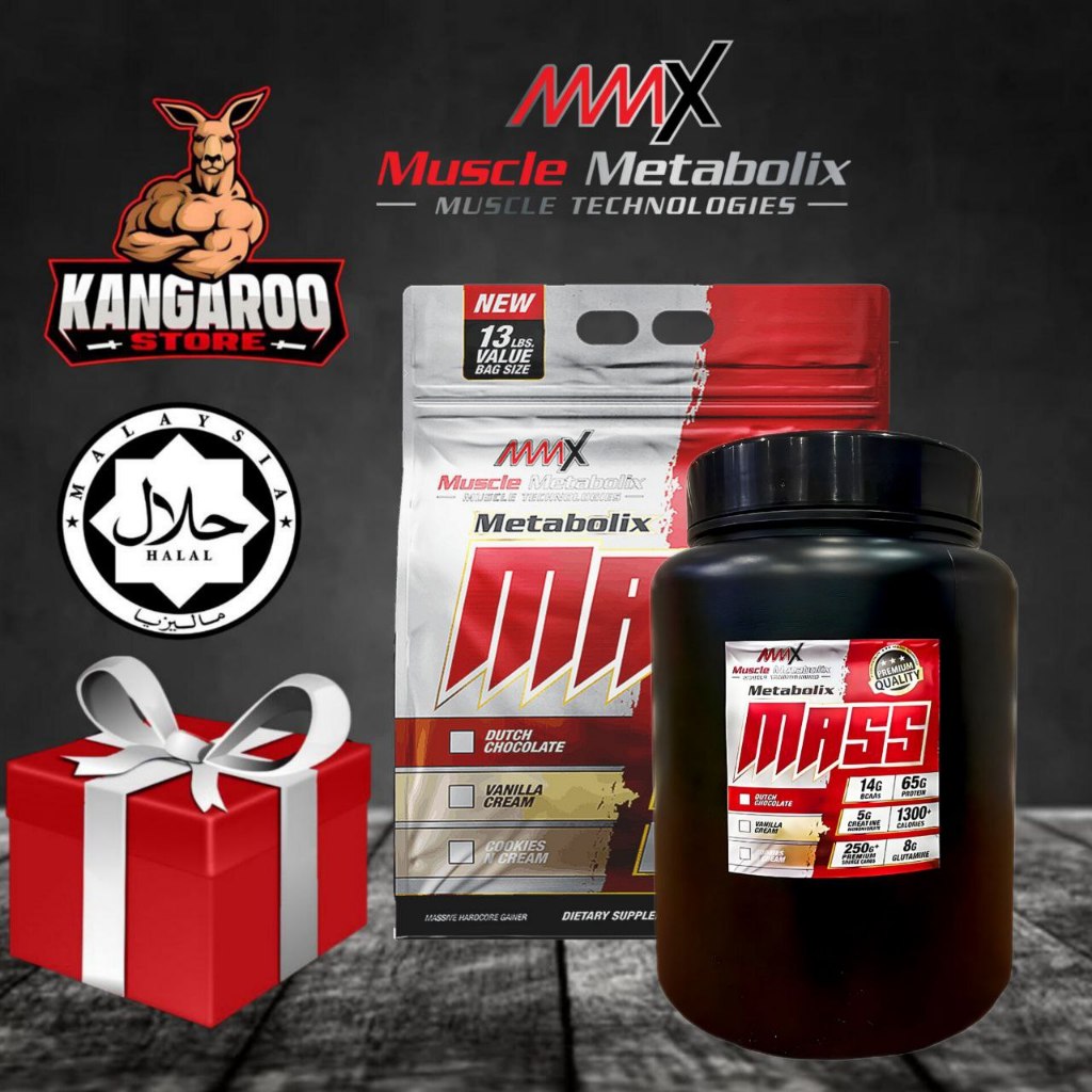 MMX METABOLIX MASS GAINER (6KG -1kg) 65G Protein Weight Gaine | Shopee Malaysia