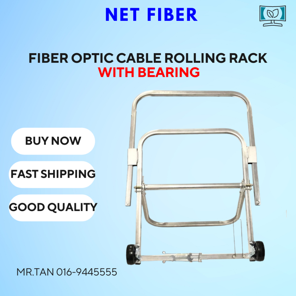 Fiber Optic Cable Rolling Rack With Bearing | Shopee Malaysia