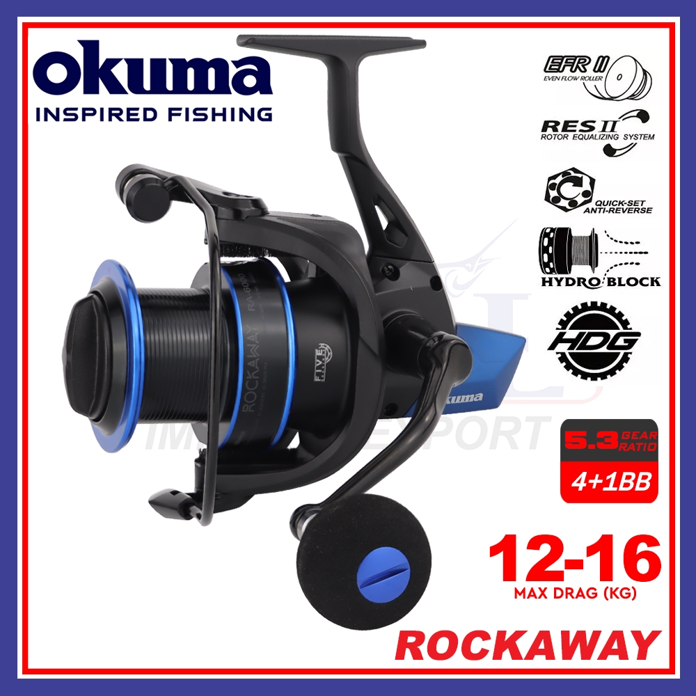 Okuma Rockaway RA Mesin Pancing Surf Pancing | Long Cast | TCE Tackles ...