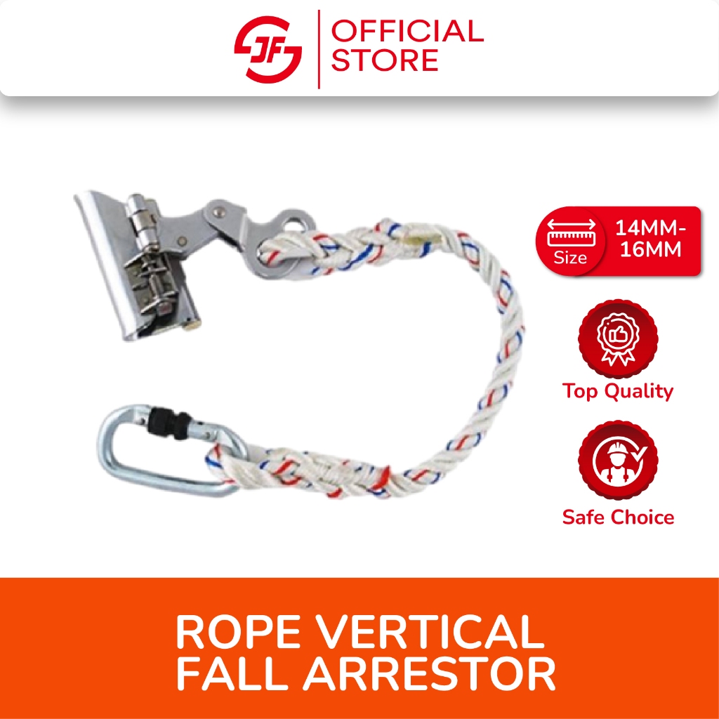 Haru F22 Rope Vertical Fall Arrestor 14Mm-16Mm Construction Protection ...