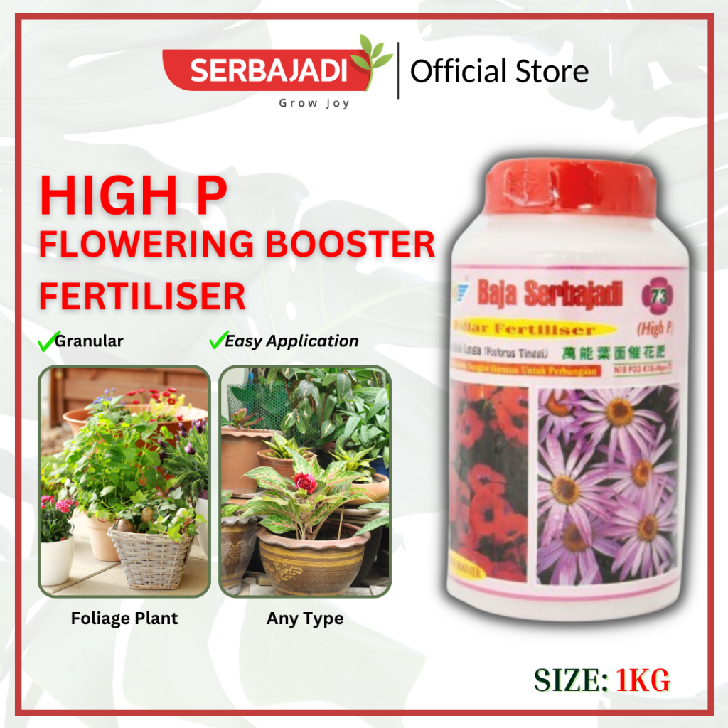 Serbajadi High P Flowering Booster 73 Fertiliser Baja Bunga Tinggi P ...