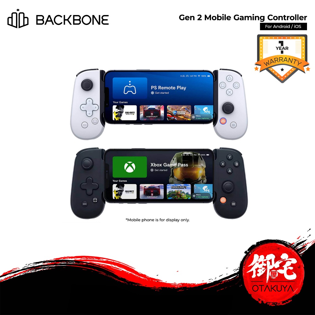 BACKBONE One 2nd Gen Mobile Gaming Controller for Android / iPhone (1 ...