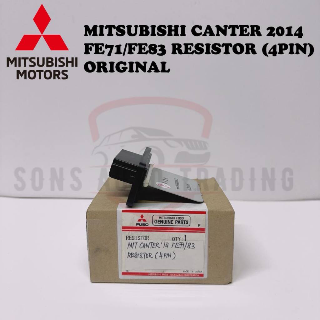 MITSUBISHI CANTER FUSO 2014 FE71/FE83 BLOWER RESISTOR (4PIN)(ORIGINAL ...