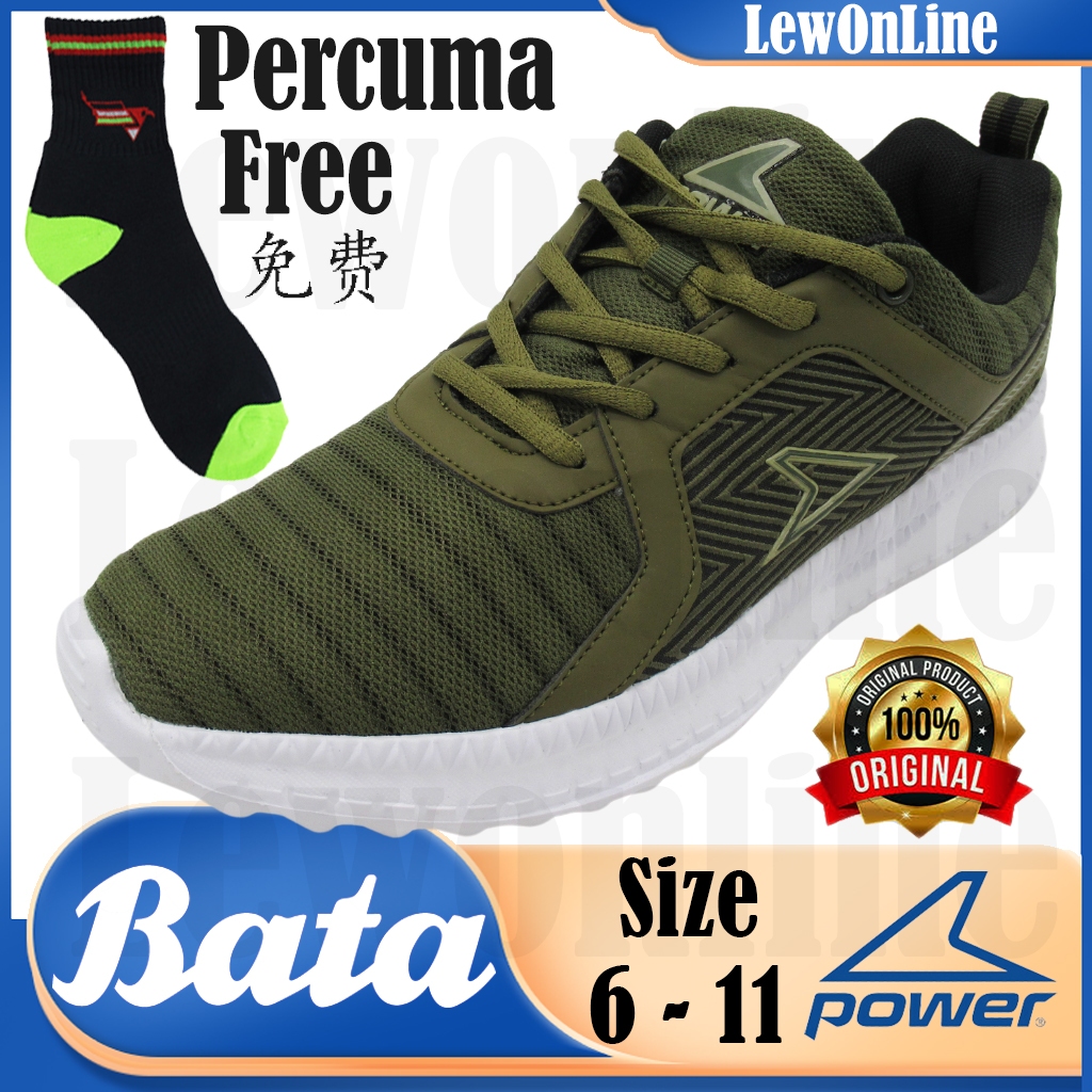 BATA Power 8427546 Men Running Sport Shoes Kasut Sukan Lelaki | Shopee ...