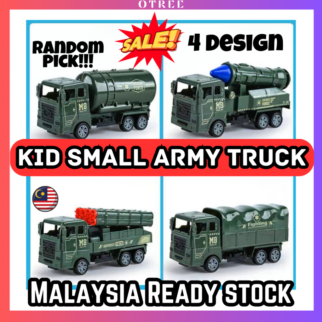 🔥Factory Price🔥Kid Baby Army Soldier Small Truck toys car/Pull Back Car ...