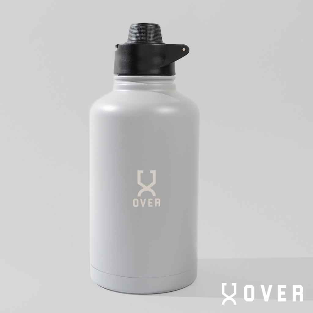 OVER 1.8L Oversized Flask Leak-Proof Double Wall Stainless Steel Vacuum ...