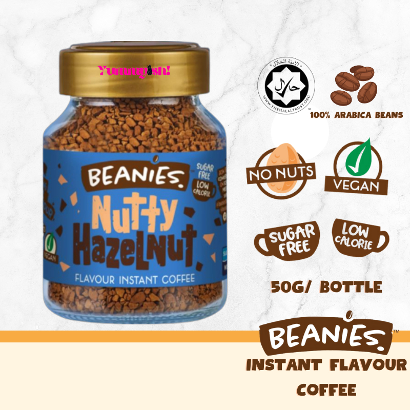 Beanies Instant Flavour Coffee - Nutty Hazelnut Flavour | Shopee Malaysia